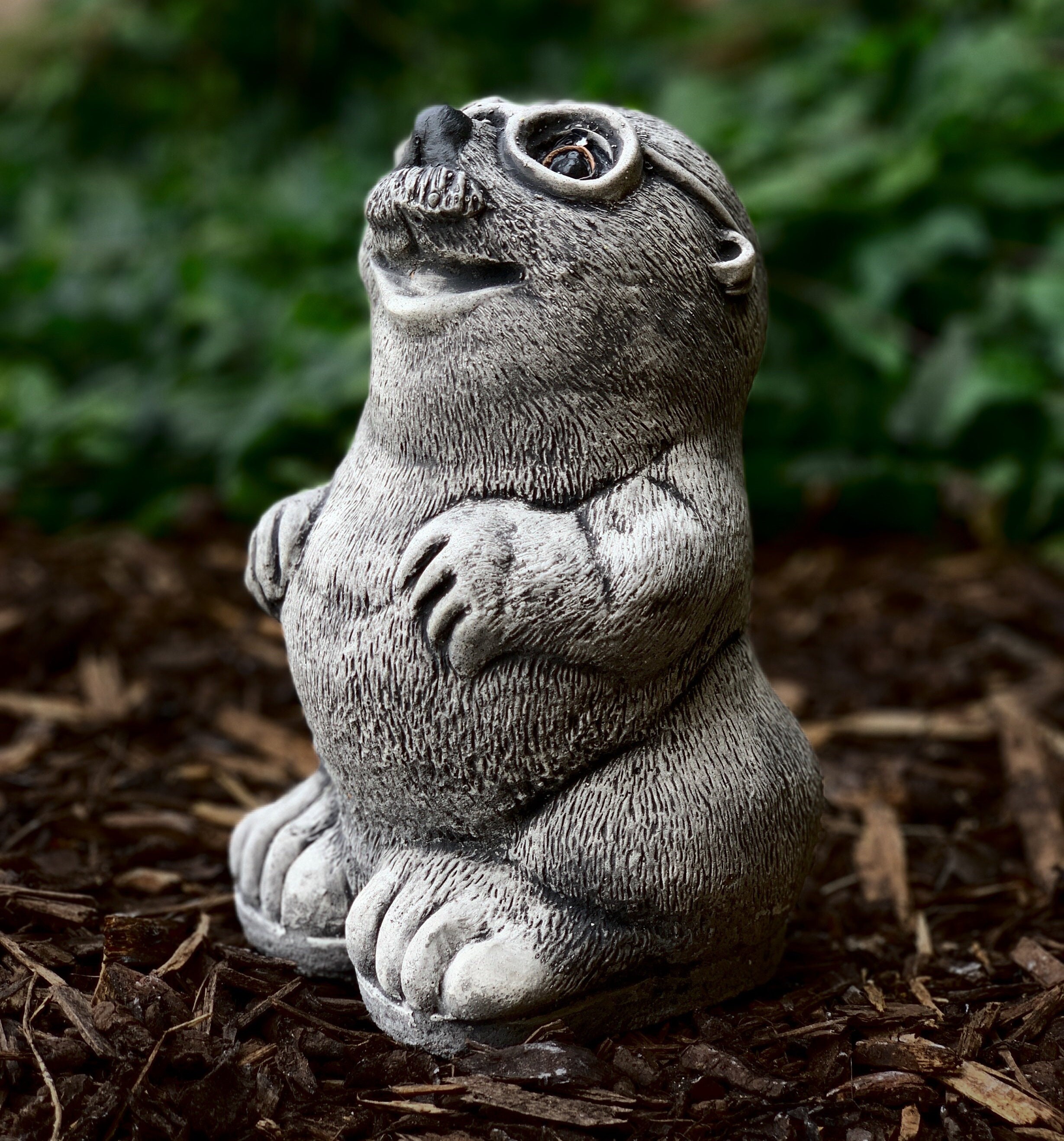 Father Mole Sculpture Stone Mole Ornament Unique Mole Figurine - Etsy