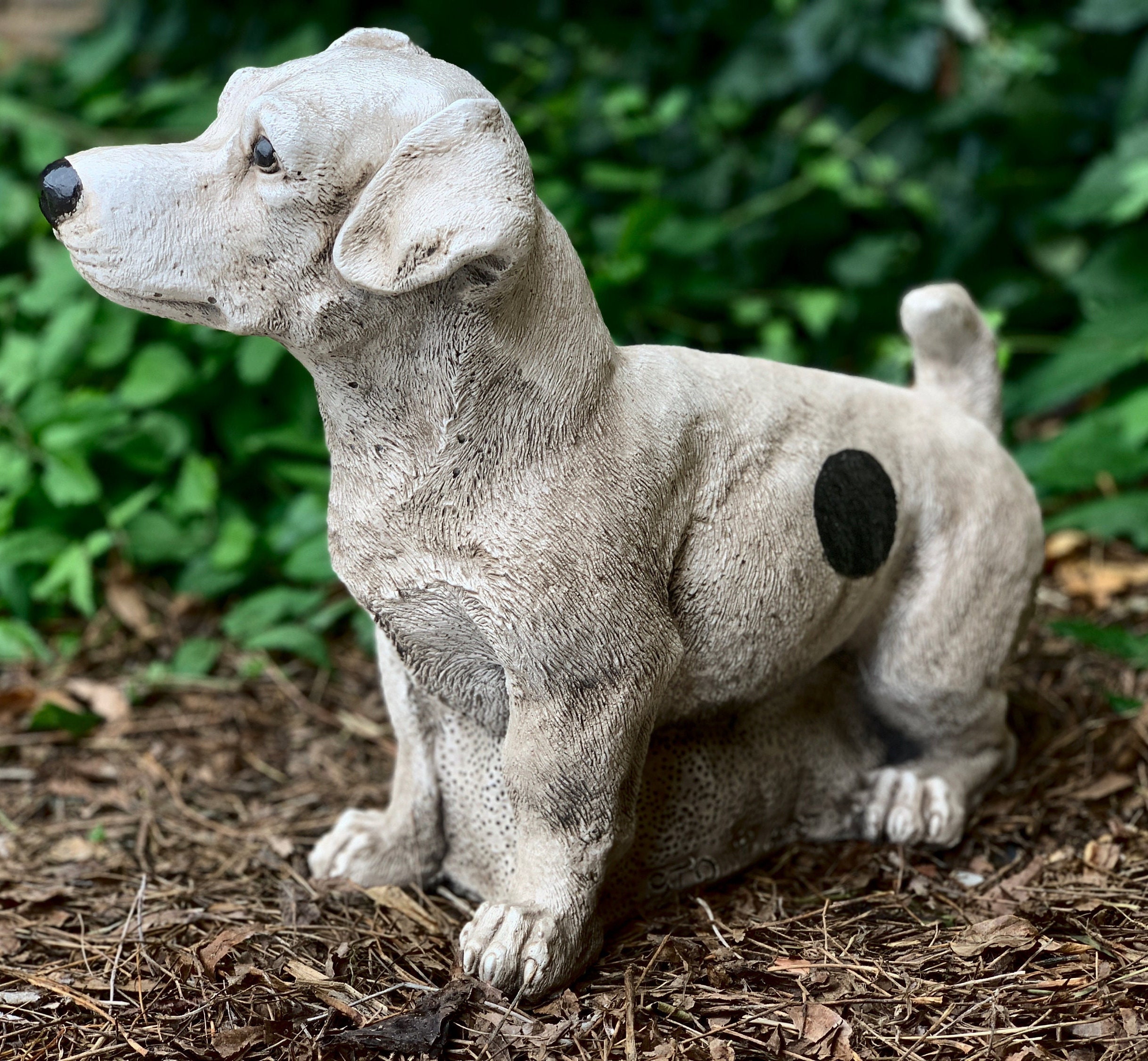 Large Cute Labrador Statue Concrete Labrador Figure Smiling - Etsy