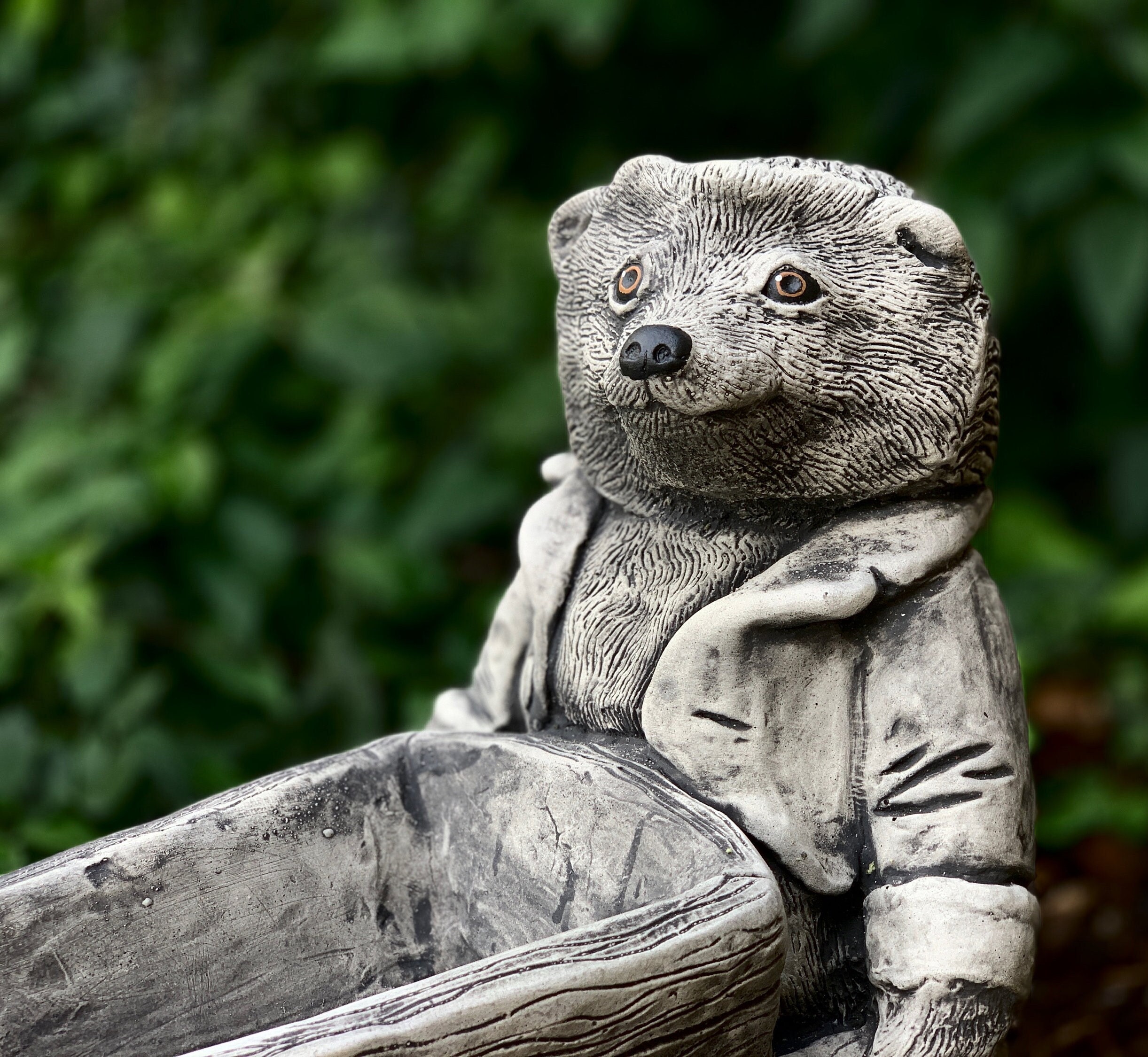 Garden Mole Statue Cement Mole Figurine Unique Mole Sculpture Large ...