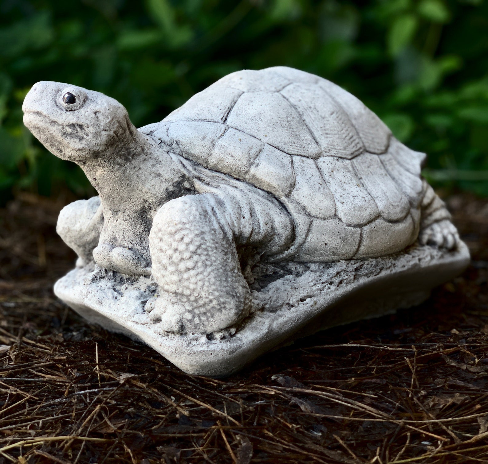 Garden Turtle Statue Sea Turtle Decor Cement Turtle Sculpture Outdoor ...