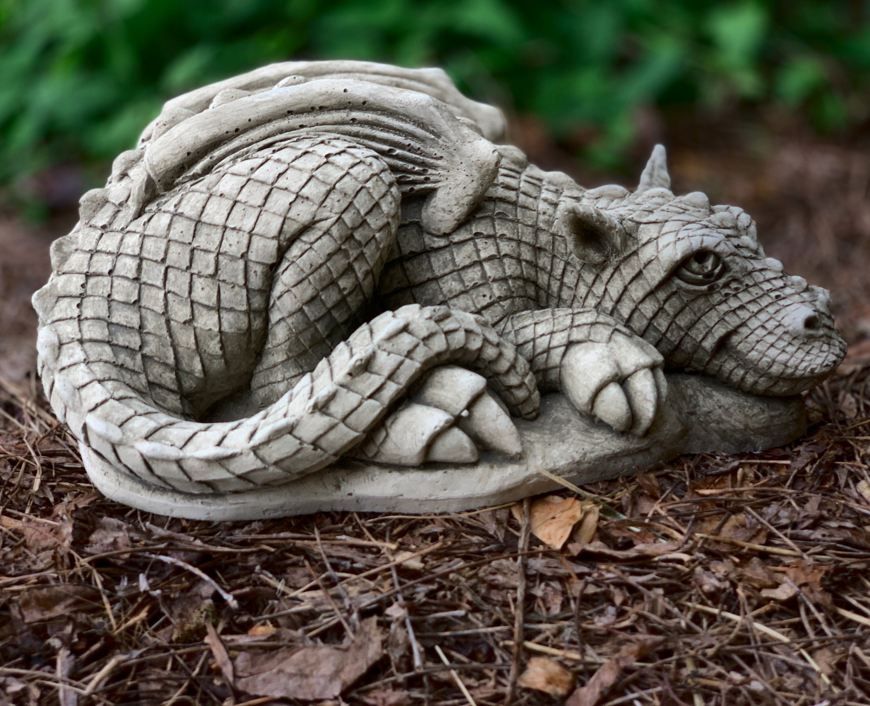 Cute Concrete Dragon Statue Cement Dragon Sculpture Outdoor - Etsy ...