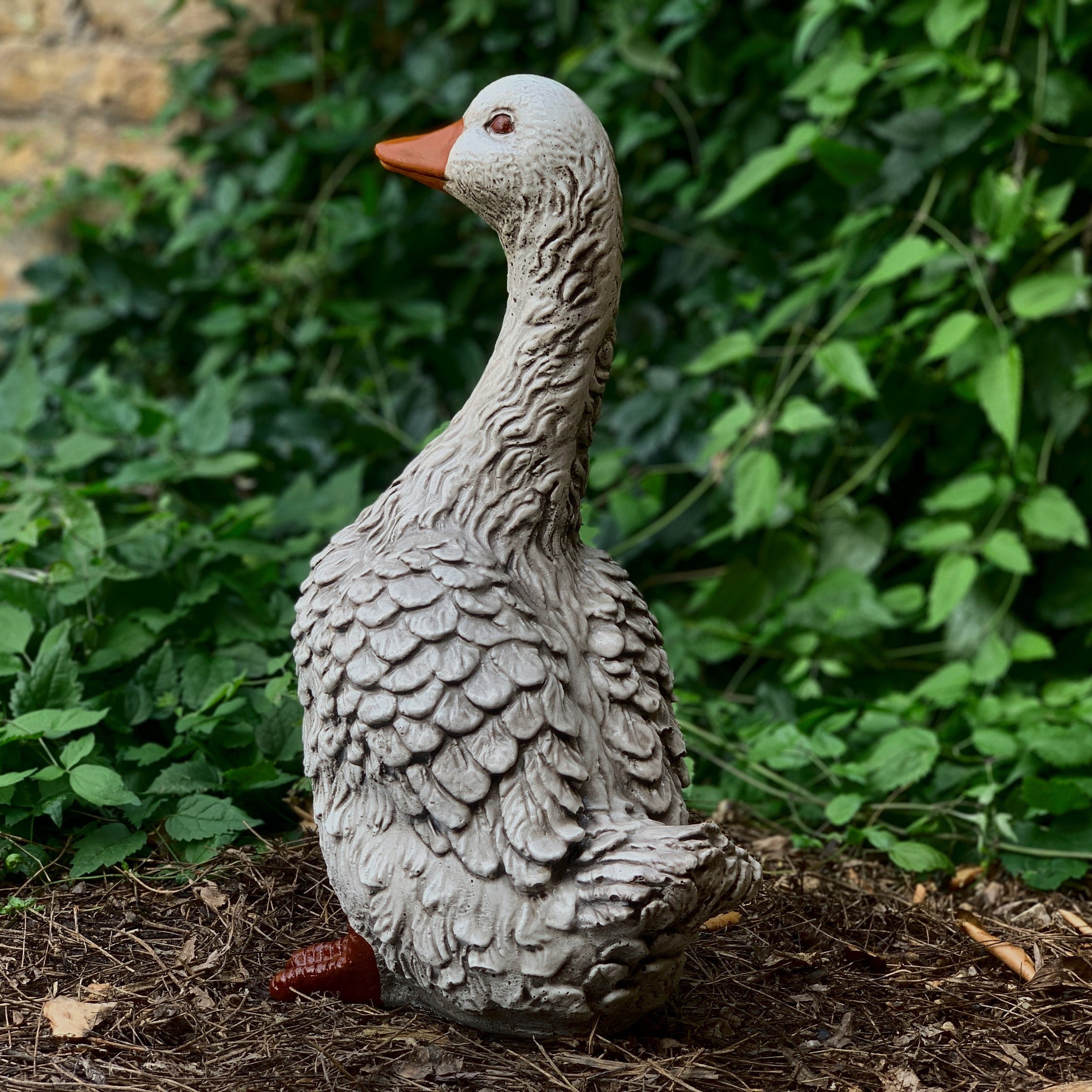 Large Goose Statue Realistic Goose Ornament Garden Goose - Etsy UK