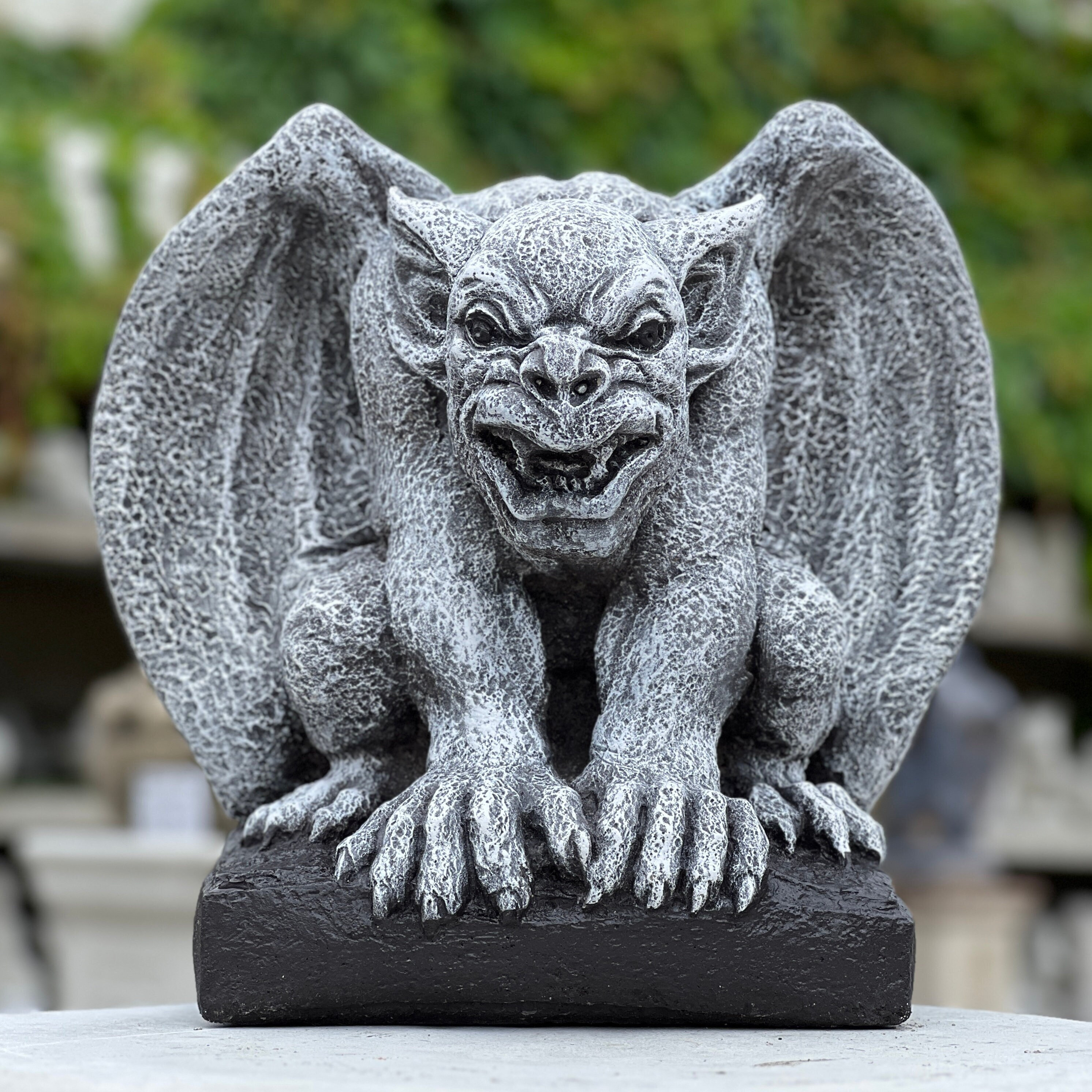 Concrete Gargoyle Statue Guardian Gargoyle Figurine Stone Gothic ...