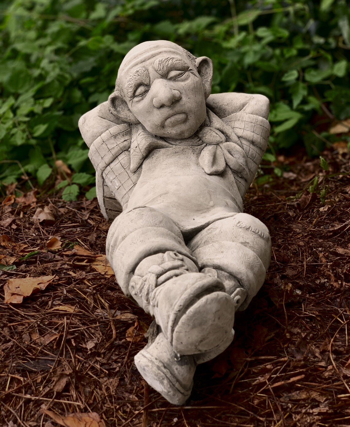 Stone Resting Man Statue Laying Man Sculpture Thinking Man Figure Old ...