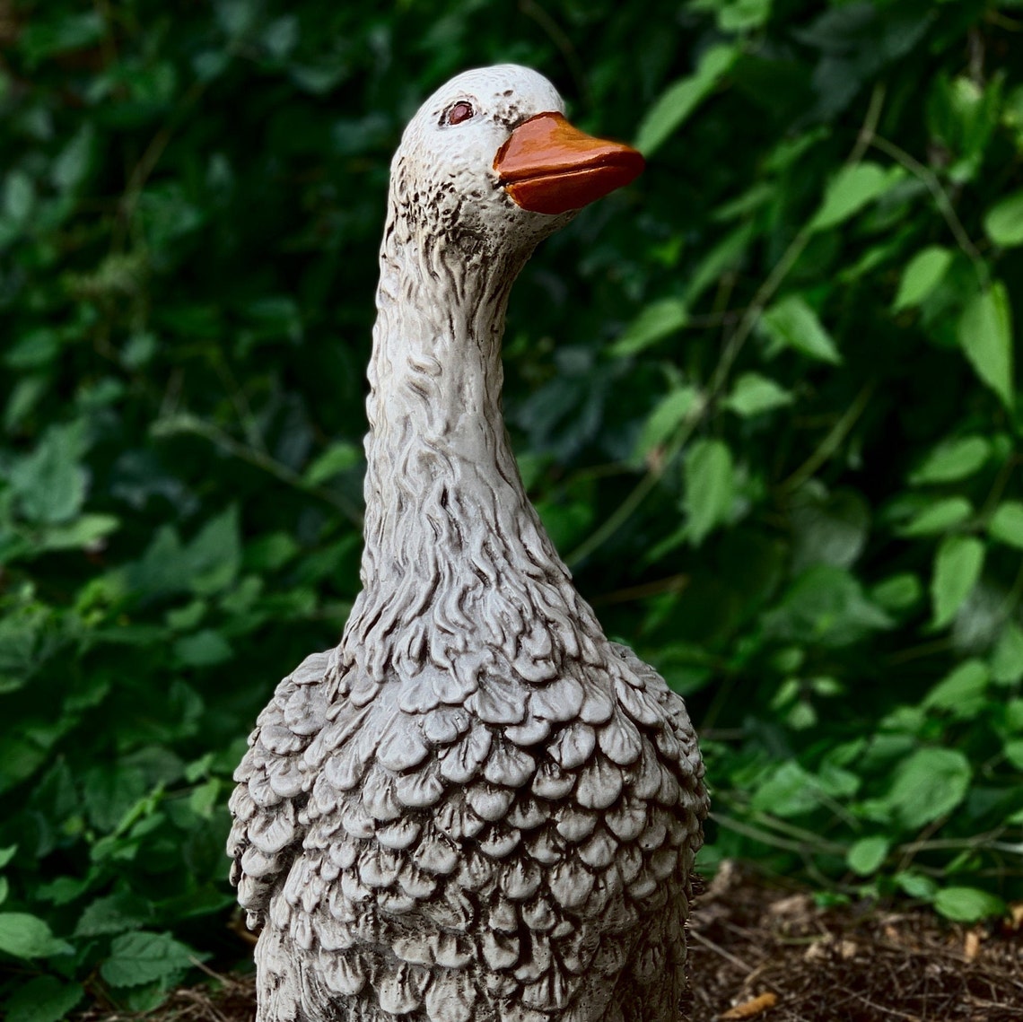 Large Goose Statue Realistic Goose Ornament Garden Goose - Etsy UK
