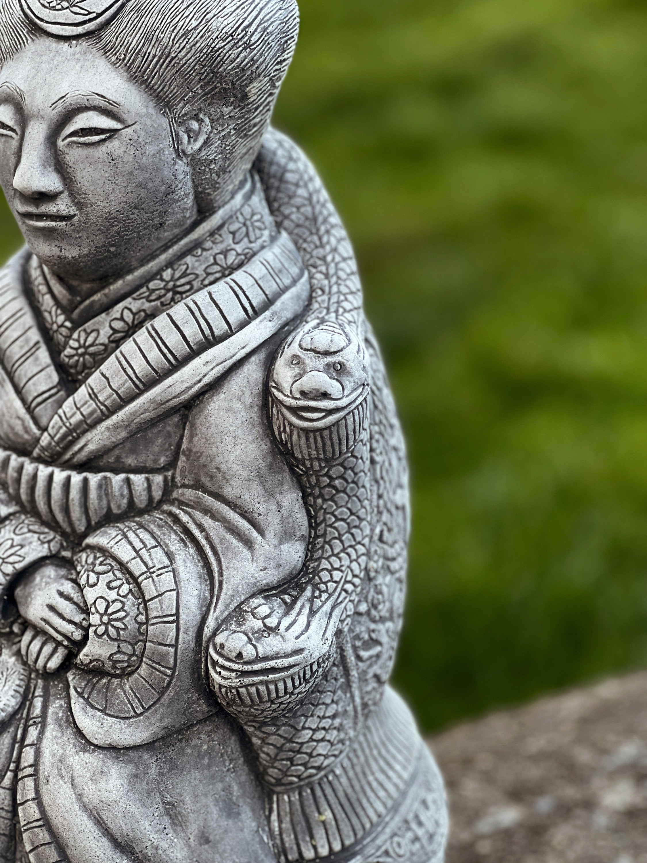 Chinese Empress Statue Concrete Woman Sculpture Stone Emperor - Etsy
