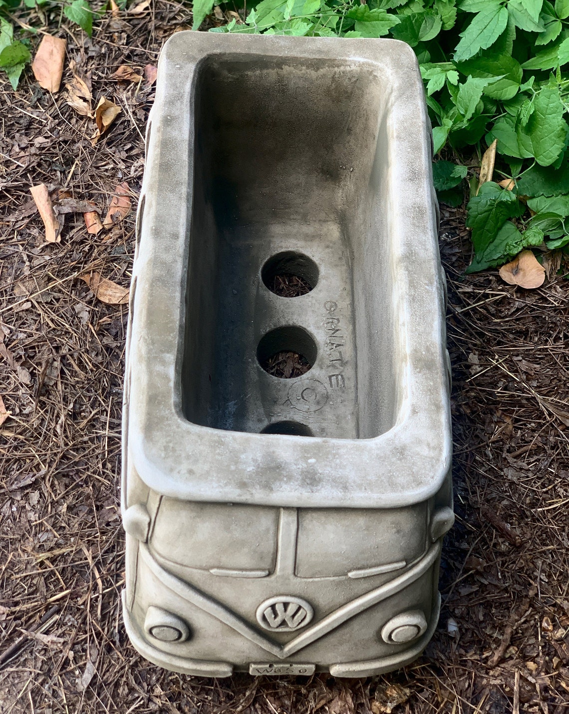 Hippie Bus Planter Statue Outdoor Campervan Planter Cement Hippie Bus ...