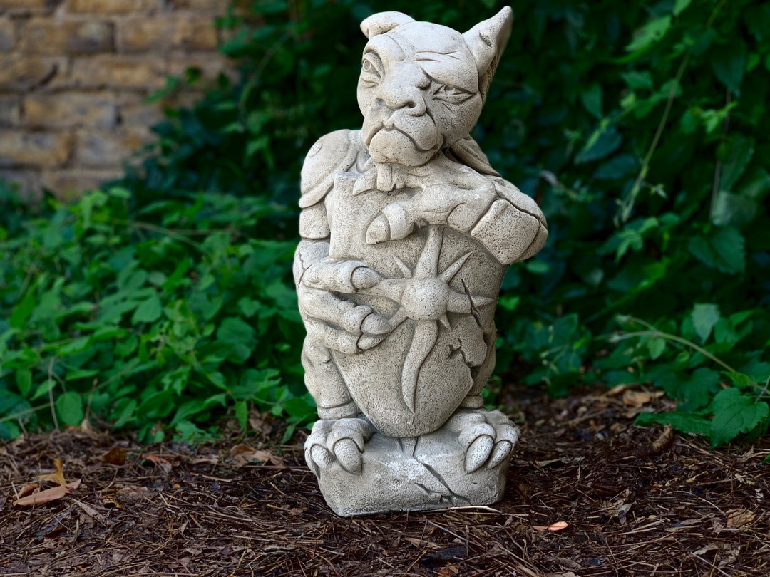 Large Gatekeeper Gargoyle Statue Guardian Gargoyle Figure Concrete ...