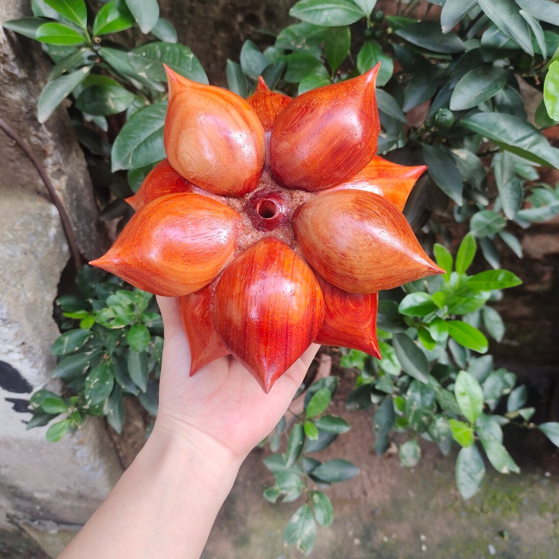 Lotus Flower Handcrafted Lotus Wooden Lotus - Etsy