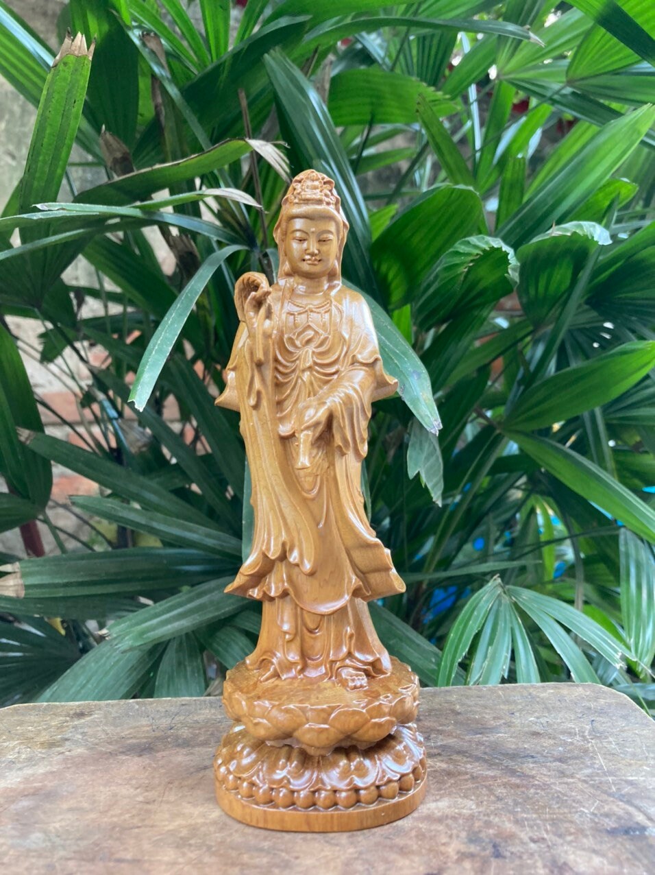 The Three Wooden Saints of the Western Pure Land, Mahasthamaprapta ...