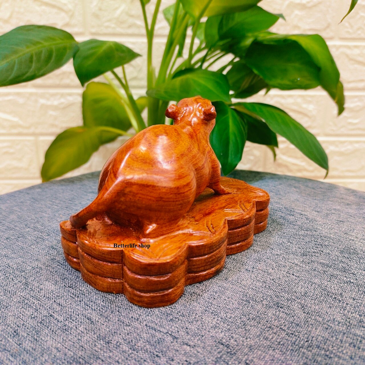 Handcrafted Rat Statue Wooden Rat Animal Statue Bring Luck - Etsy