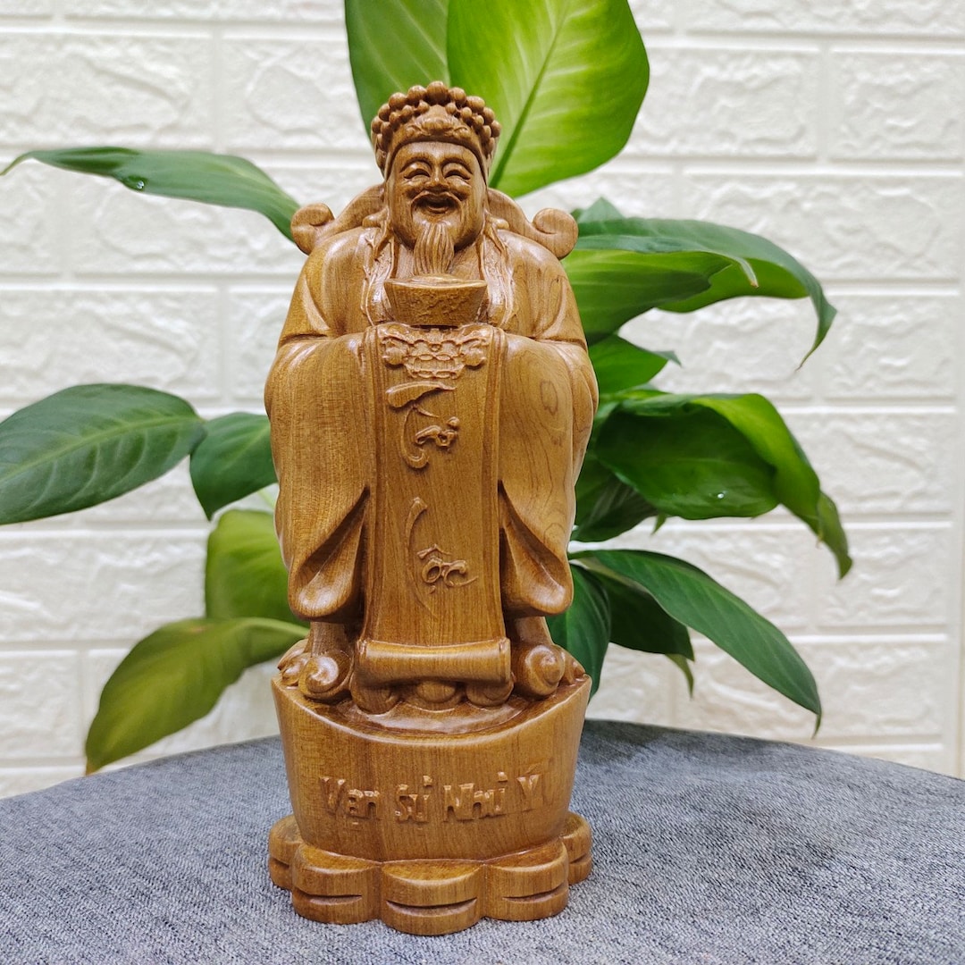 Handcrafted Tsai Shen Yeh Statue, God of Wealth and Prosperity, Cai ...