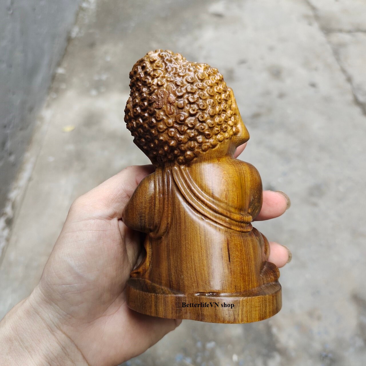 Small Wooden Statue of Gautama Buddha - Etsy