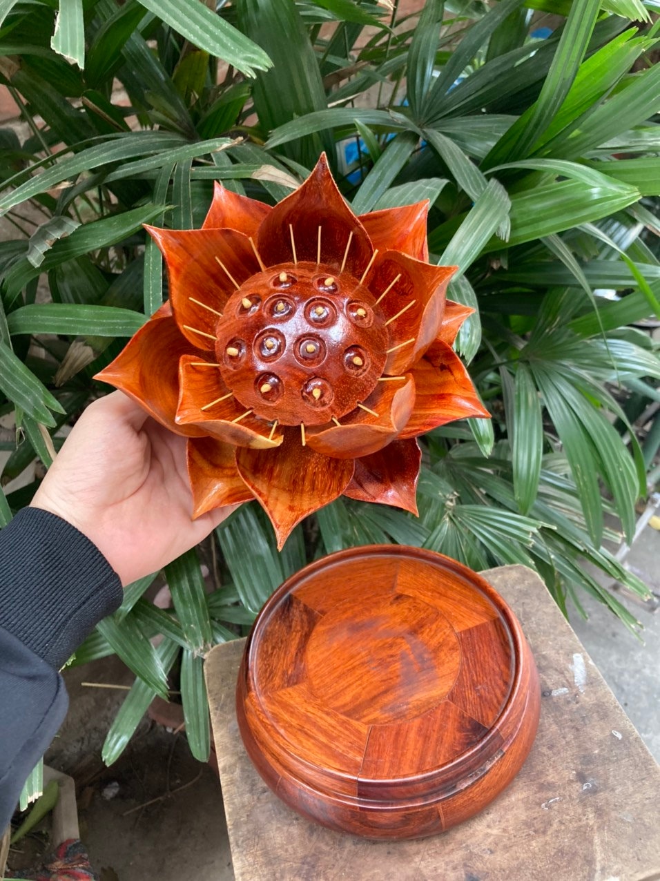 Lotus Flower Handcrafted Lotus Wooden Lotus - Etsy