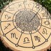 Hand Wood Burned Zodiac Mandala Wheel - Etsy
