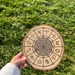 Hand Wood Burned Zodiac Mandala Wheel - Etsy