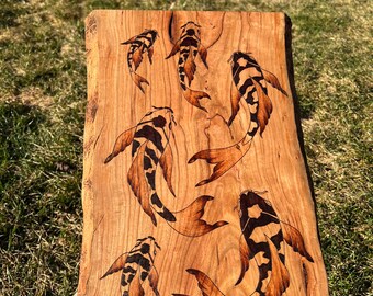 Wood Burned Fish - Etsy