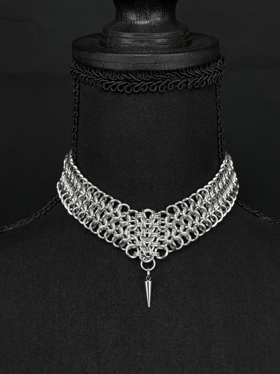 Handcrafted Chainmail Choker:, European 4 in 1 and Persian Weave ...
