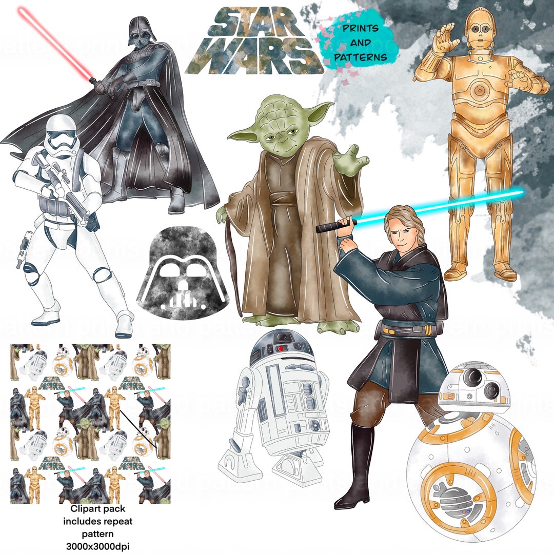 Star Wars Png Clipart , Space Wars , Star Fighters , Darth , Star Wars Clipart , Watercolor Star ...