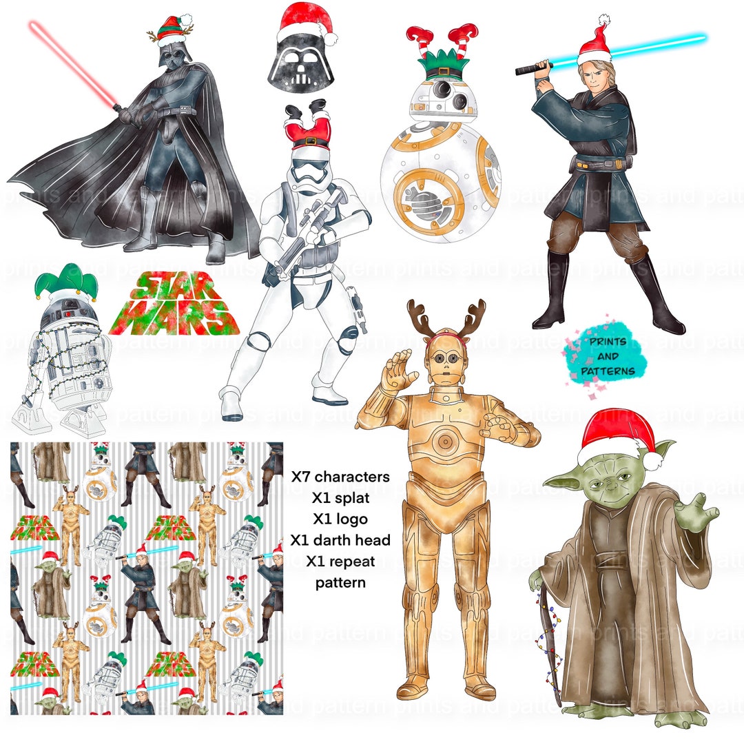 Star Wars Christmas Png Clipart , Christmas Space Wars , Star Fighters ...