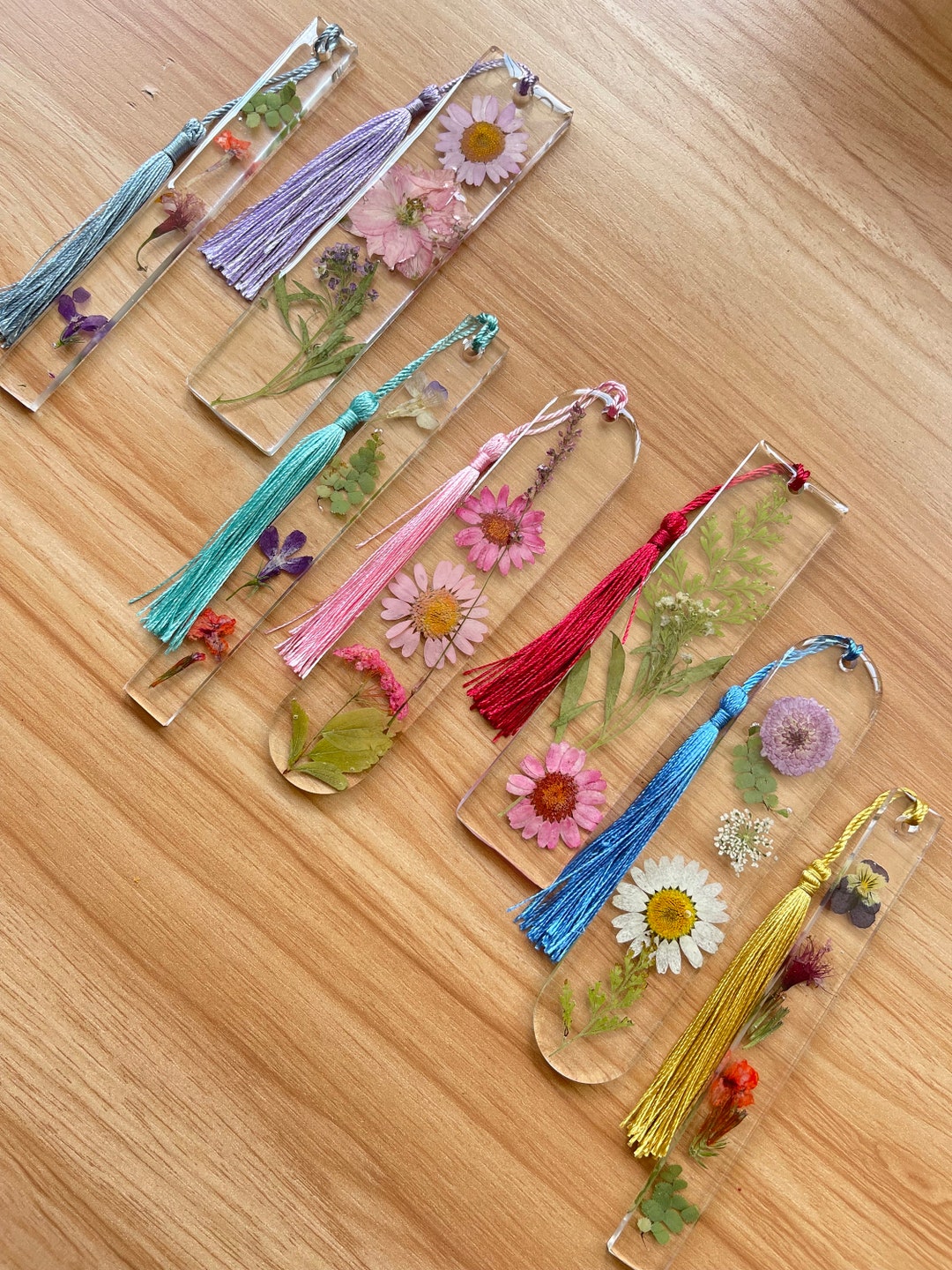 Floral Bookmark, Flower Bookmark, Bookmark, Cute Bookmark, Bookmark ...