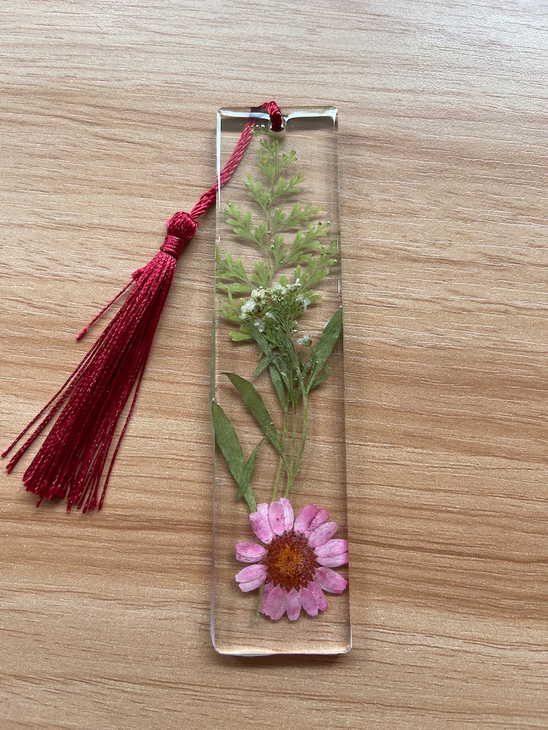Floral Bookmark, Flower Bookmark, Bookmark, Cute Bookmark, Bookmark ...