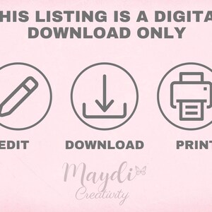 Back to School Boho DIGITAL DOWNLOAD, Editable Daily Routine Checklist ...