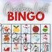 Printable Christmas Bingo Board for Christmas Light Road Trip Digital ...