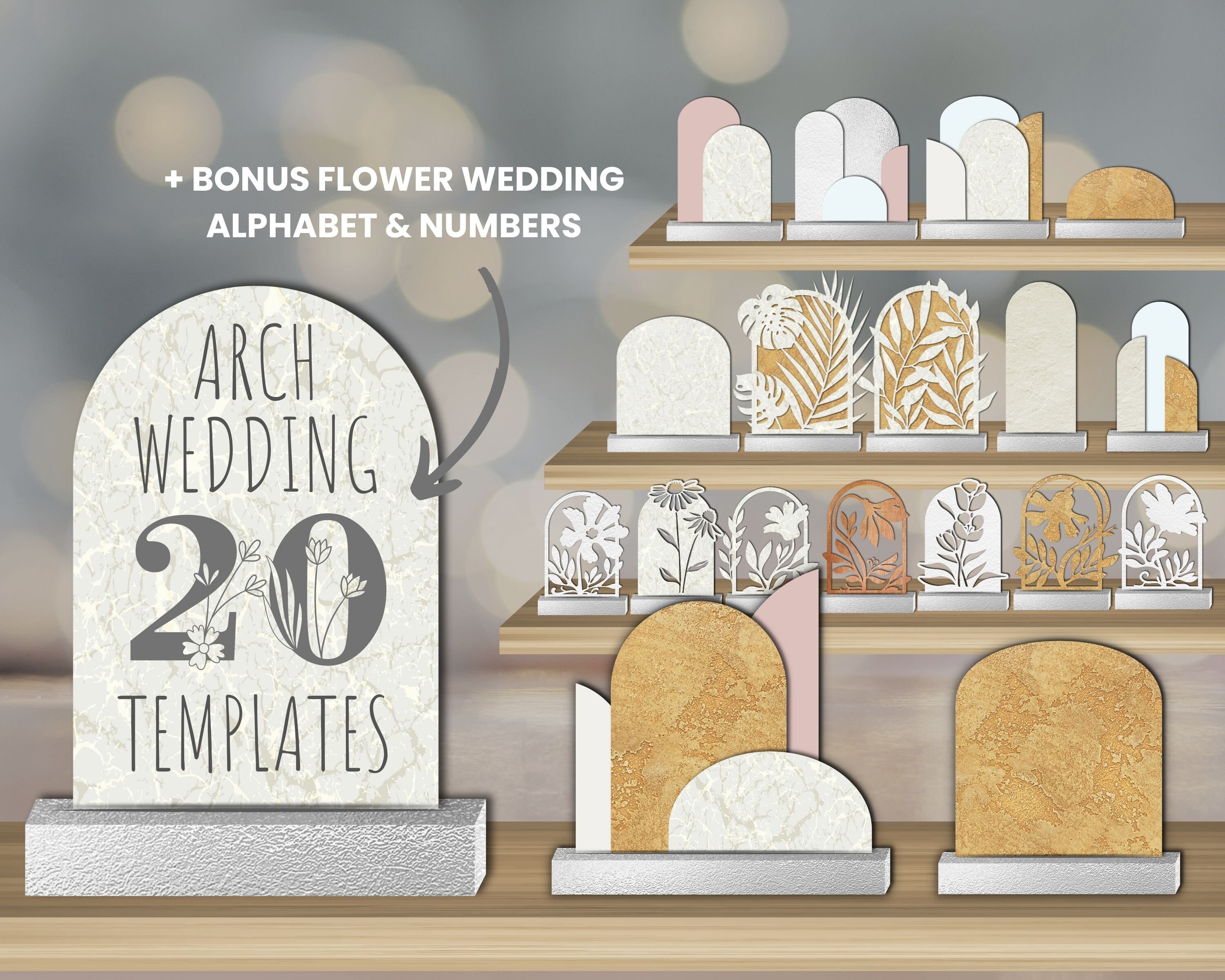 Wedding Arch SVG Bundle Printable Digital Download Files - Etsy