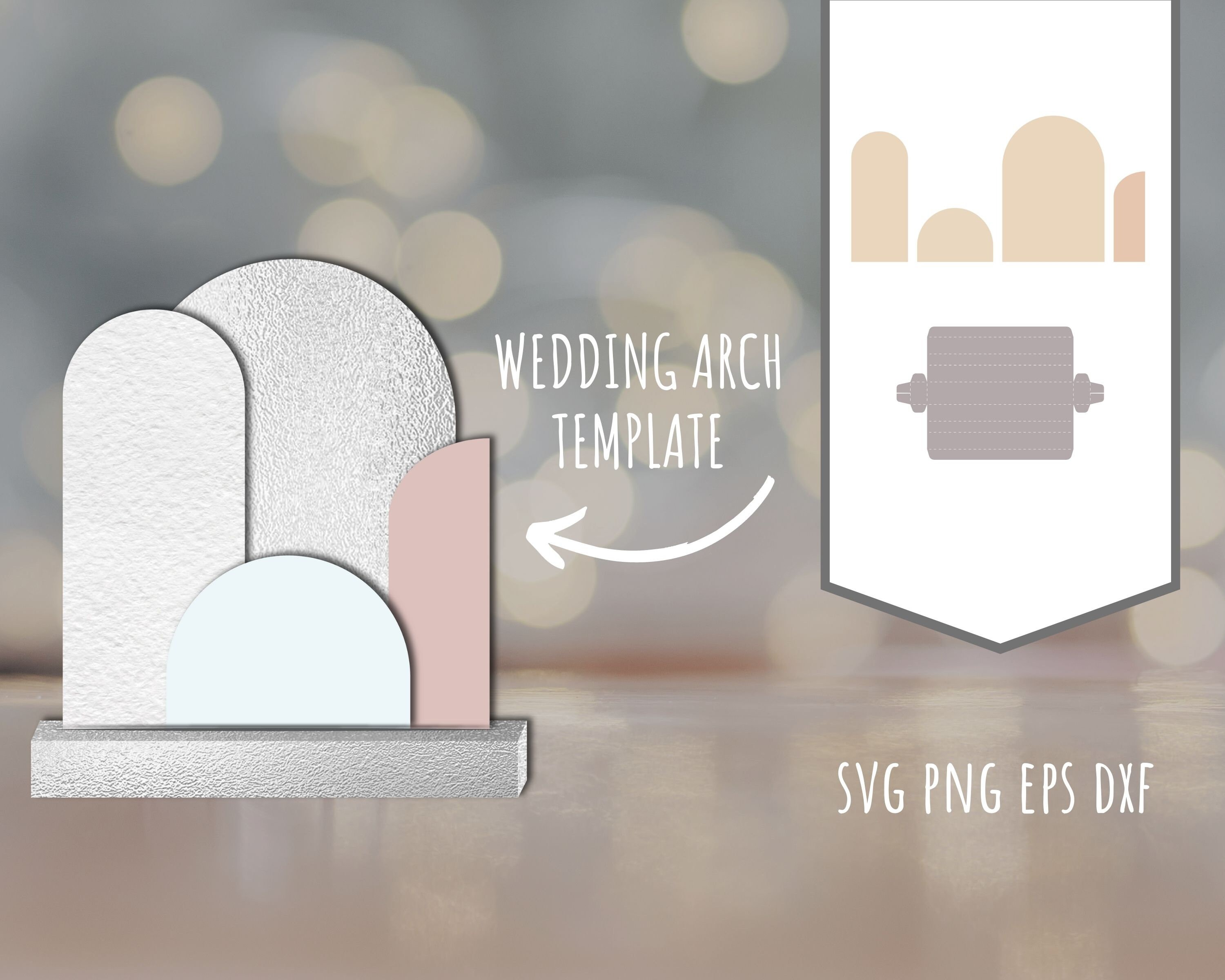Wedding Arch SVG Bundle, Printable Digital Download Files, Png, Svg ...