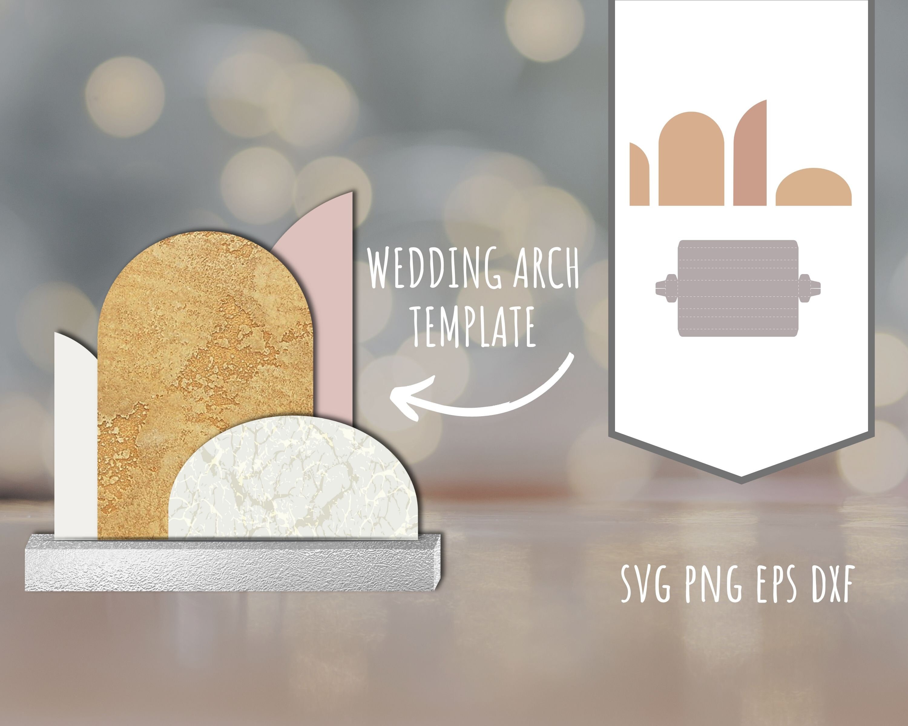 Wedding Arch SVG Bundle, Printable Digital Download Files, Png, Svg ...