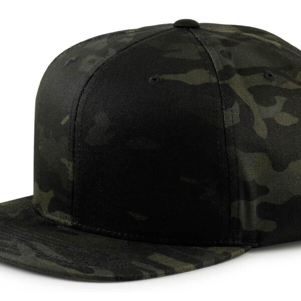 Camo Flat Bill Hat - Etsy