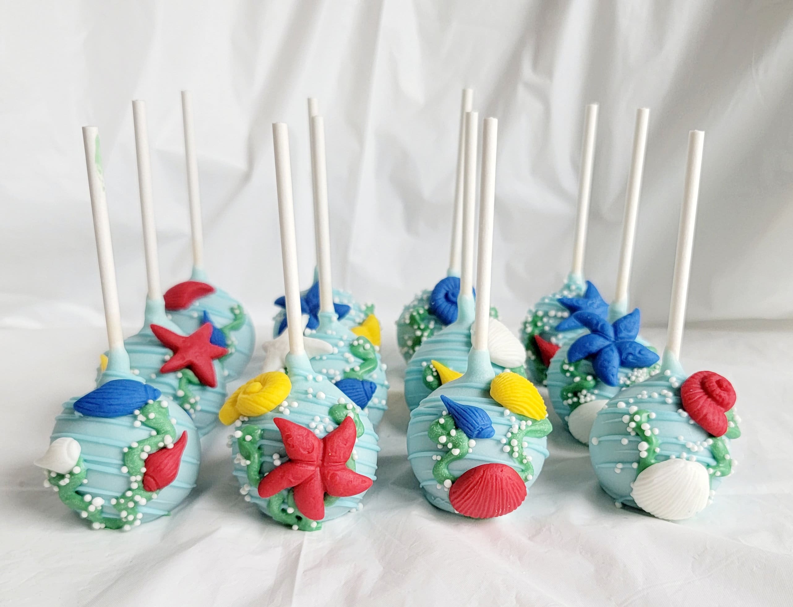 Ocean Cake Pops