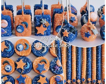 Outer Space Birthday Planets Rocket Ship Astronaut Galaxy - Etsy