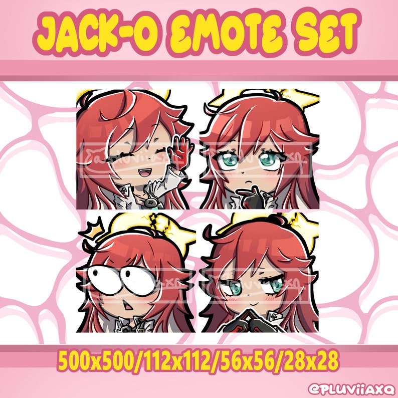 Jack-o' Valentine Guilty Gear Strive Emotes for TWITCH/DISCORD 500x500 ...