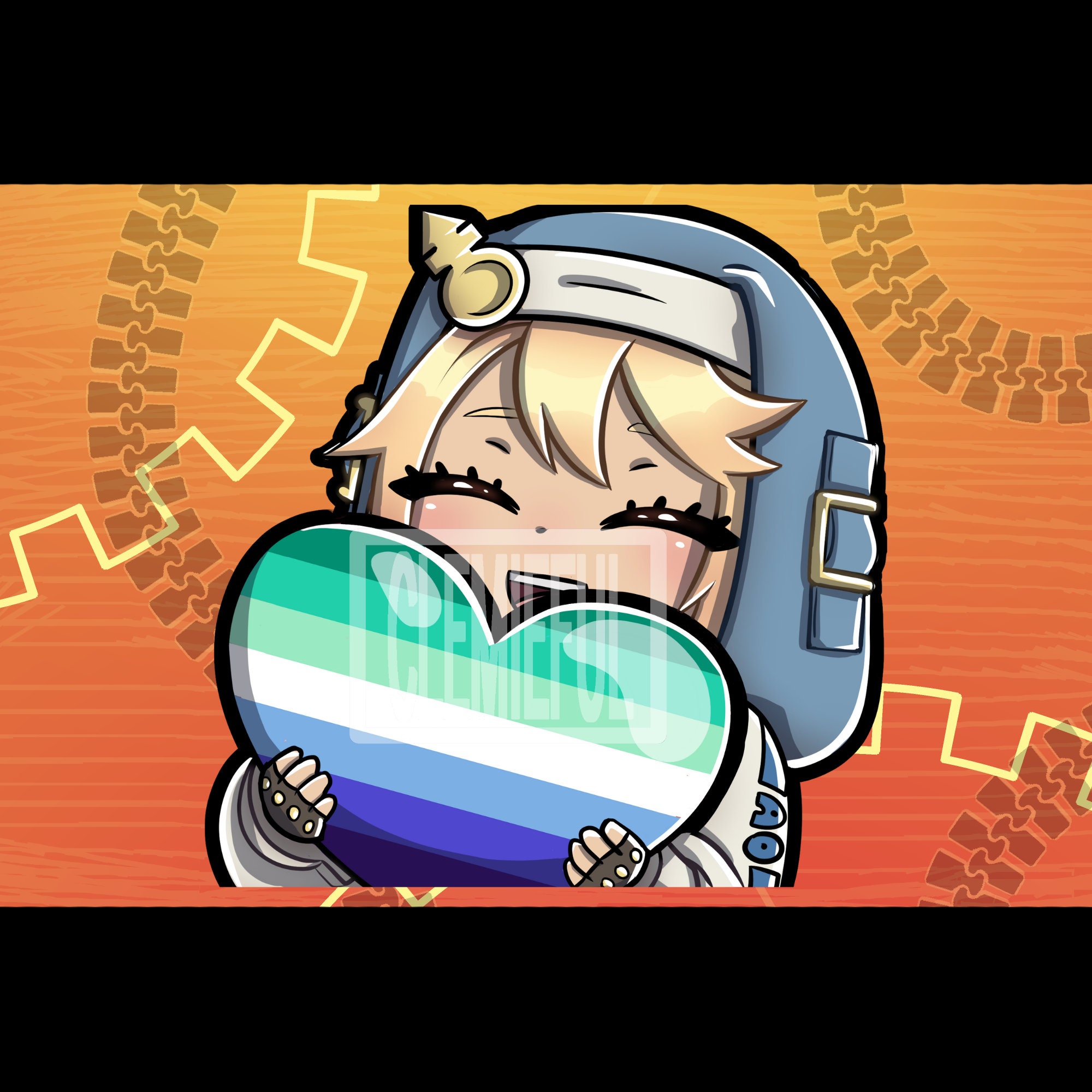 Bridget Guilty Gear Strive Emotes for TWITCH/DISCORD 500x500/112x112 ...