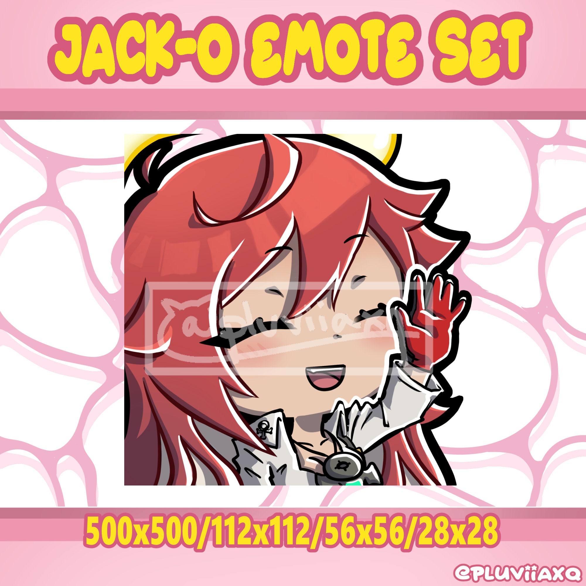 Jack-o' Valentine Guilty Gear Strive Emotes for TWITCH/DISCORD 500x500 ...
