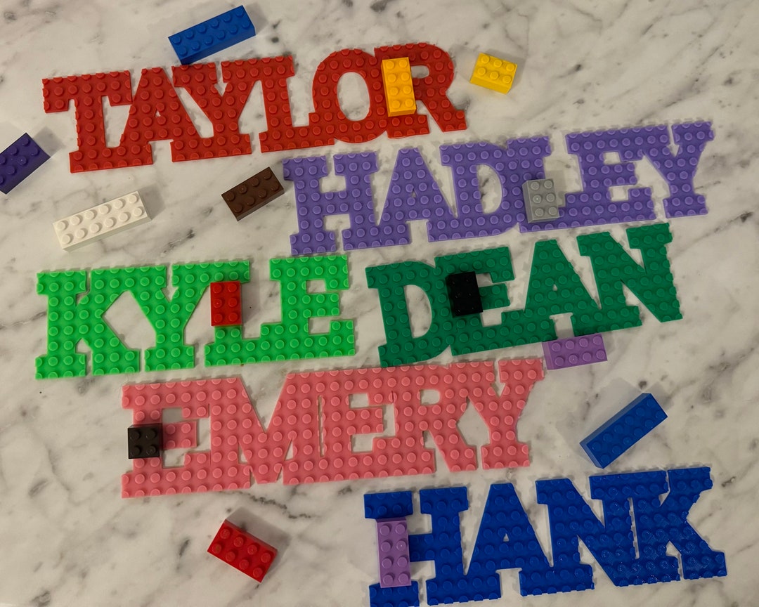 Bricks Name - Etsy
