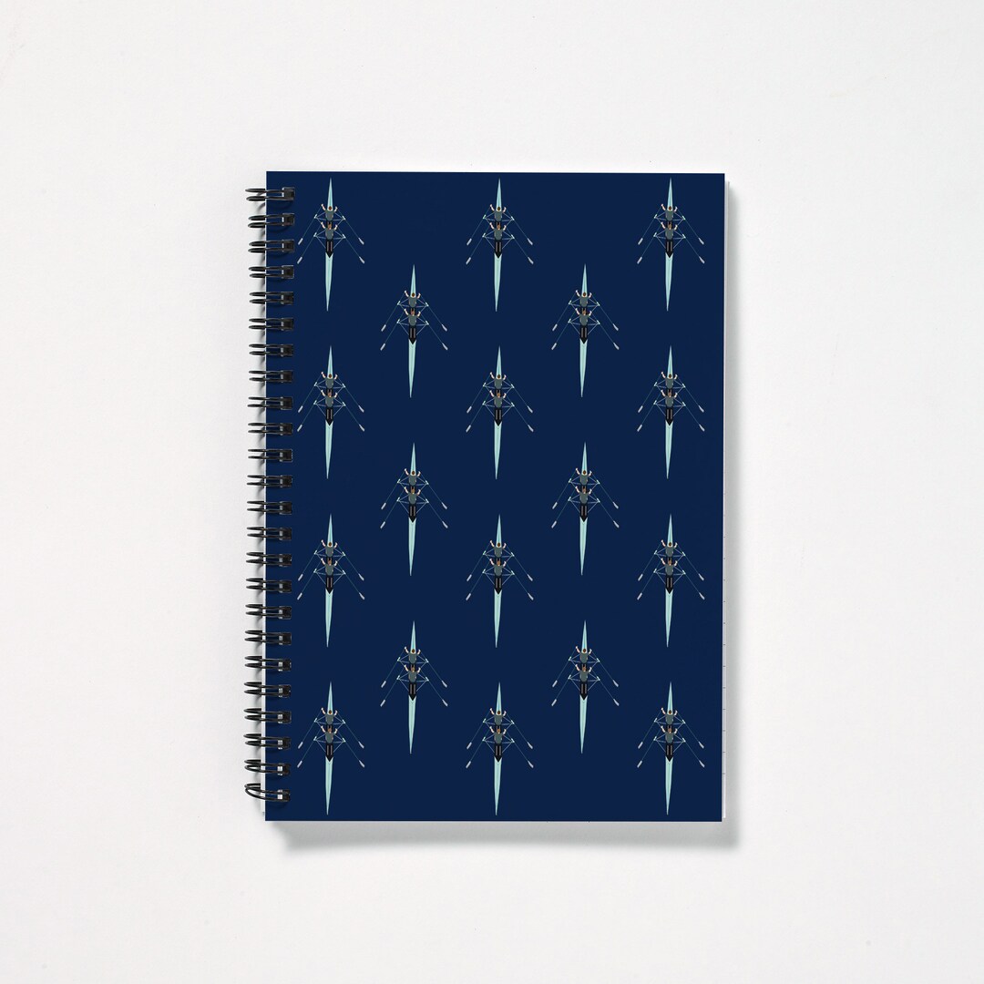 Premium Rowing A5 Notebook - Rower Design | Crew Design | Ideal for ...