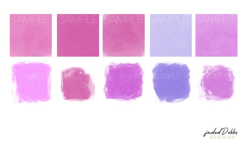 Pastel Pinks and Blues Clipart Painting Watercolor Clip Art - Etsy