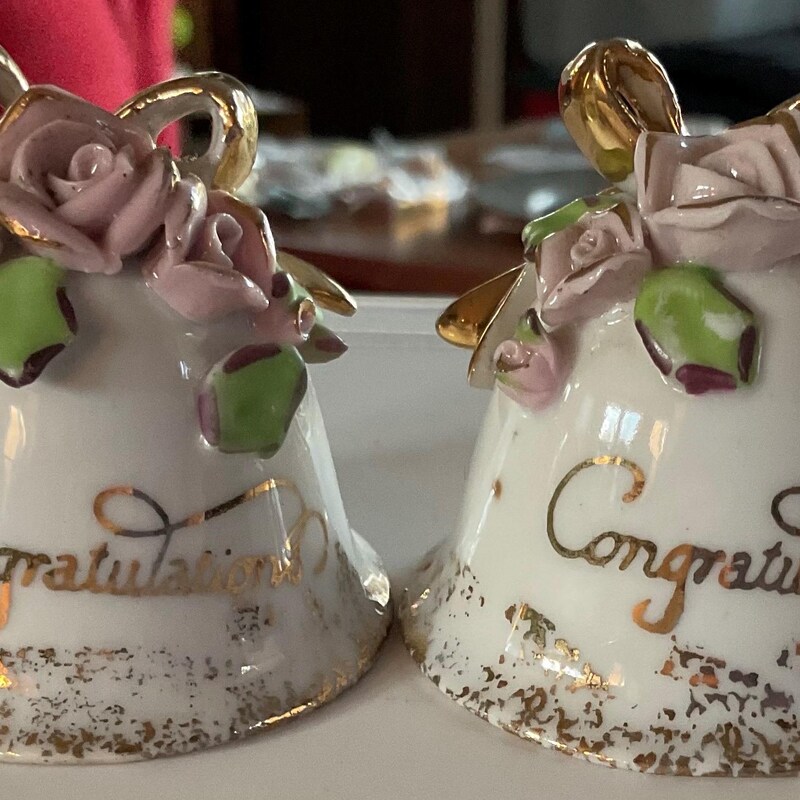 Lefton Rose Bell - Etsy