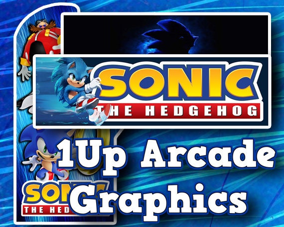Sonic 1UP Arcade Full Size / Digital Download - Etsy