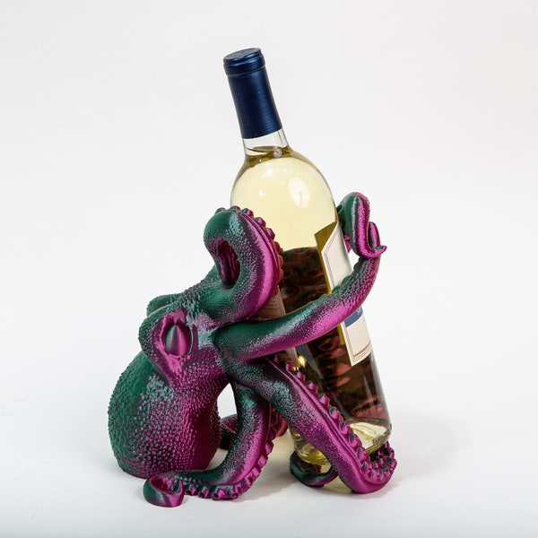 Octopus Wine Bottle - Etsy