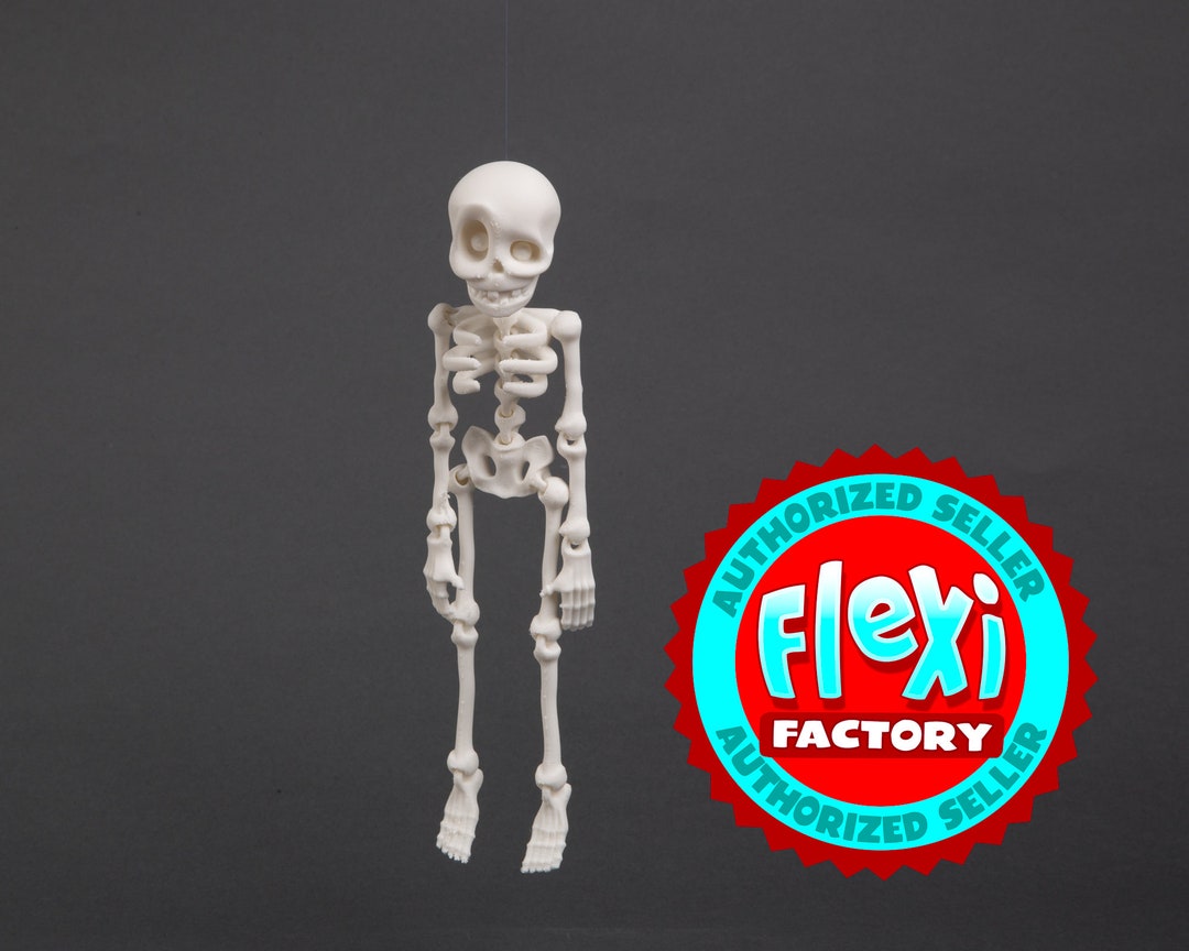 Flexi Factory Skeleton, 3D Printed, 2 Sizes - Etsy