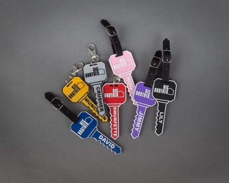 Big Brother Key Keychain or Bag Tag, 3D Printed - Etsy