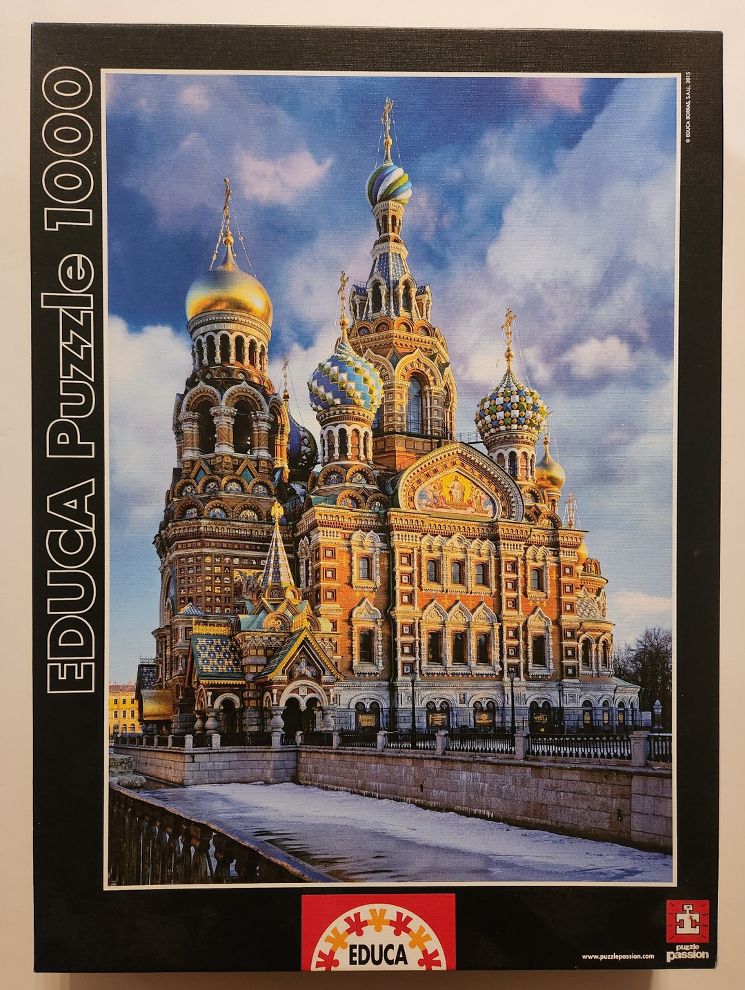 Educa Puzzle Church of the Resurrection of Christ St. Petersburg 1000 ...