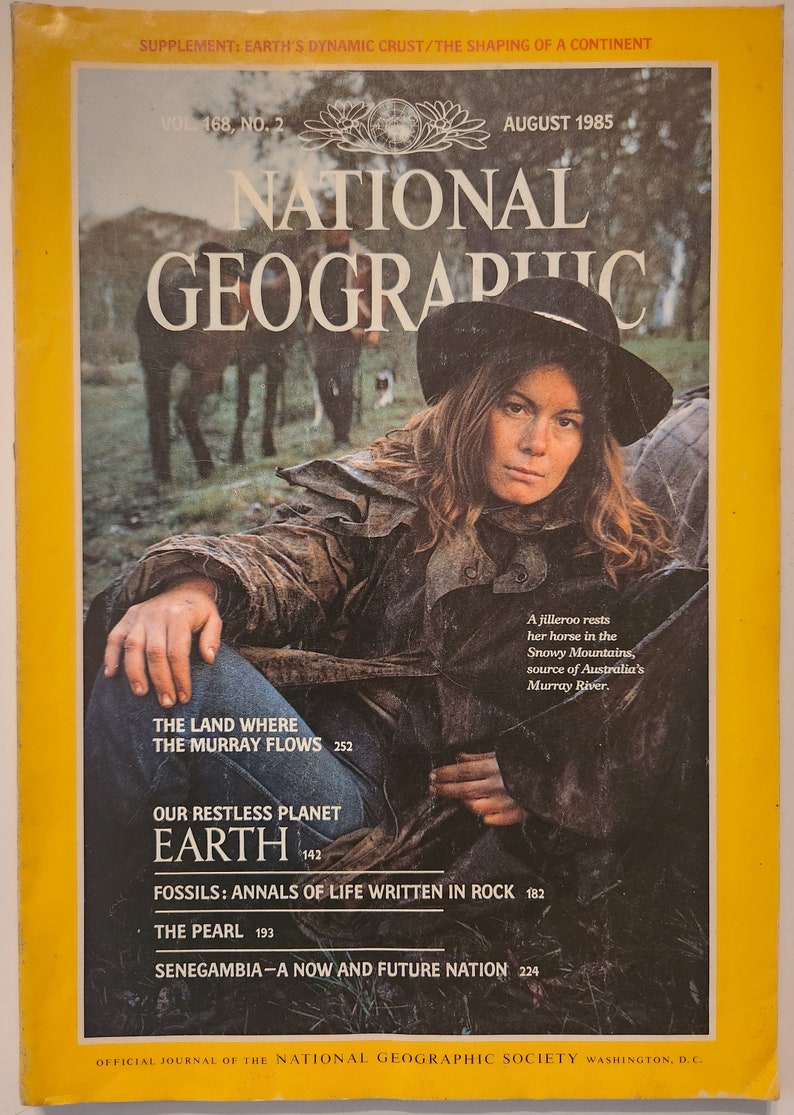 Rare Vintage National Geographic Magazine - Etsy