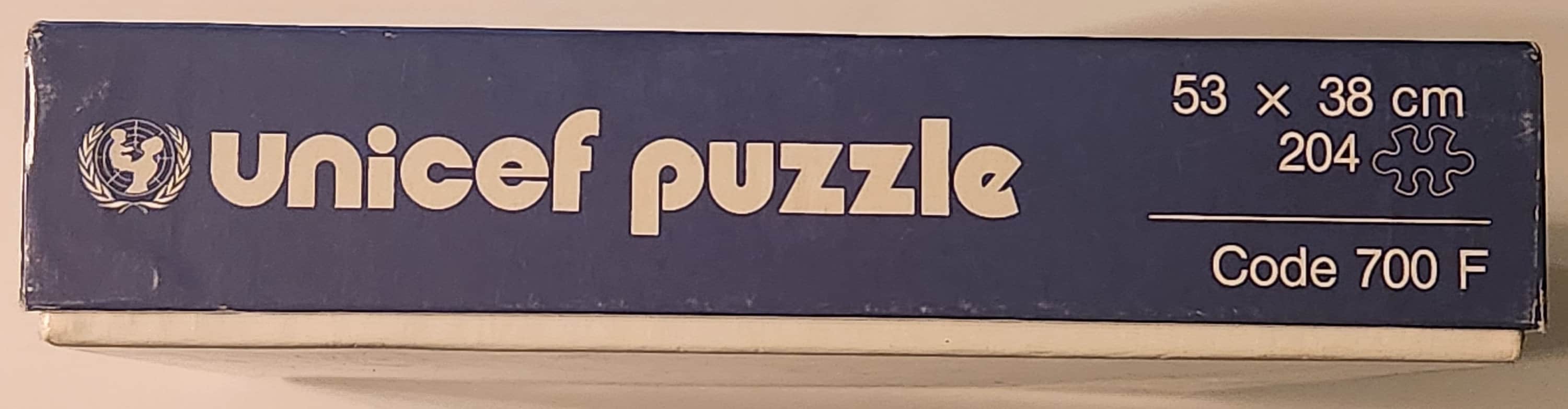 Rare 1980's UNICEF Puzzle "festival in Orange" Vintage - Etsy