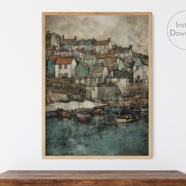 Fishing Village - Etsy