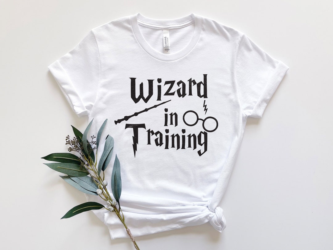 Wizard in Training Shirt, Wizard Birthday Shirt, Magician Shirt, Book ...